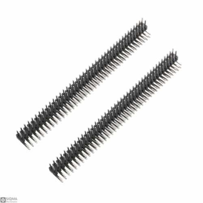 100 PCS 2X40 Curved Male Pin Header [ 2mm ]