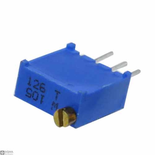 100 PCS 3296W 1M Adjustable Resistor Multi Turn