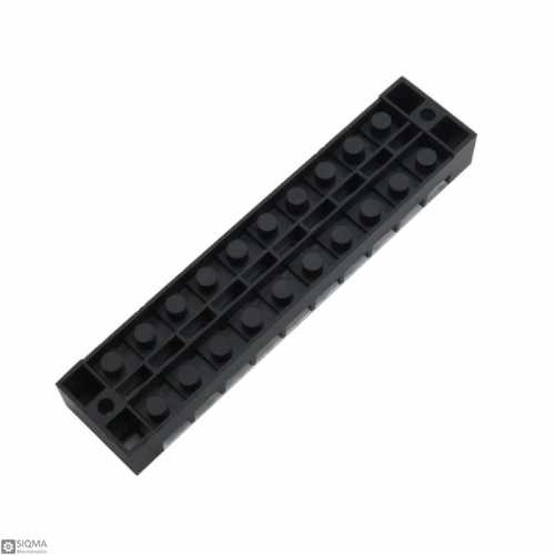 5 PCS TB-2510L Fixed Barrier 10 Pole Terminal Block [600V] [25A]