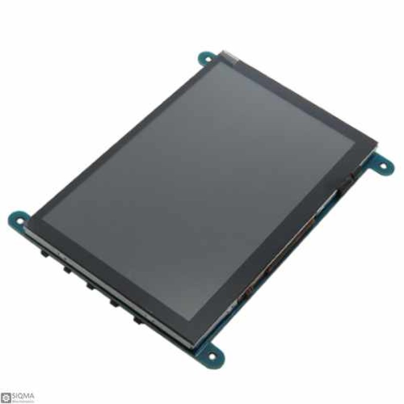 5 inch HDMI TFT LCD touch screen , 800x480 pixel display for Raspberry Pi