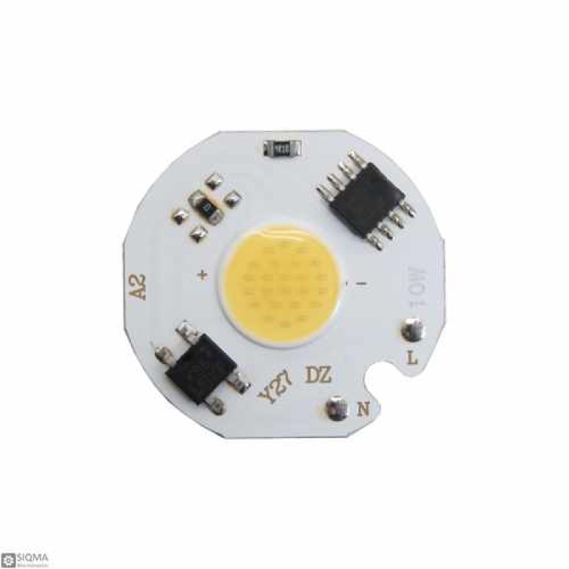 10 PCS Cool White Circular COB LED Module [9W] [220V]