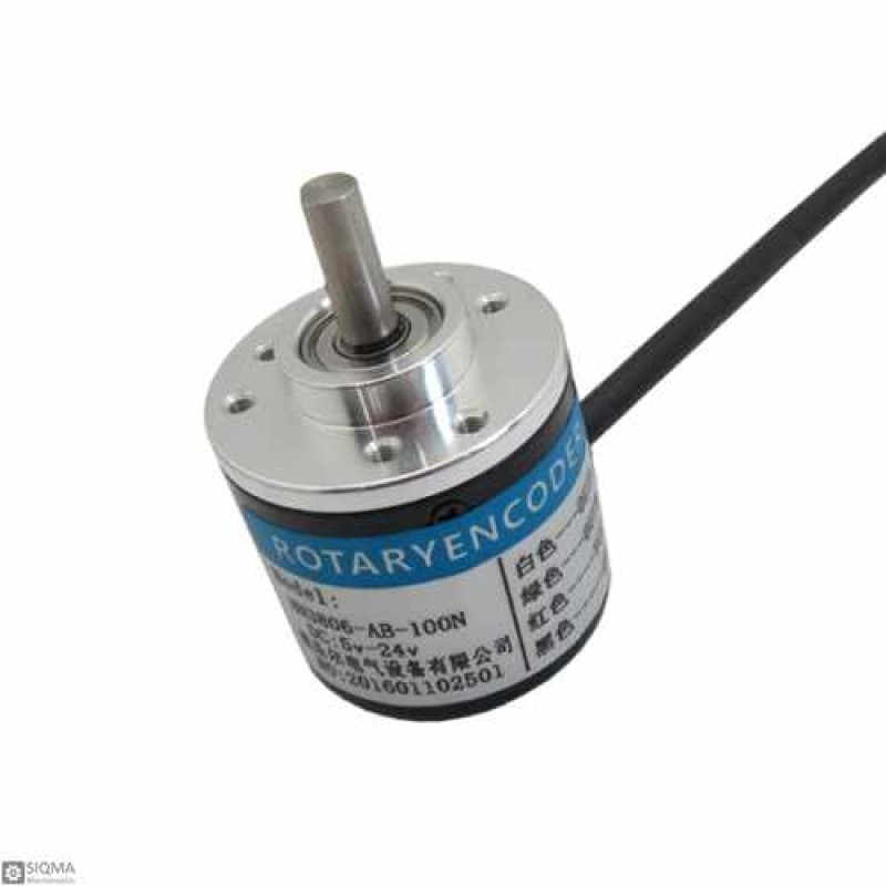 HN3806 Photoelectric Incremental AB Two Phases Shaft NPN Rotary Encoder ...
