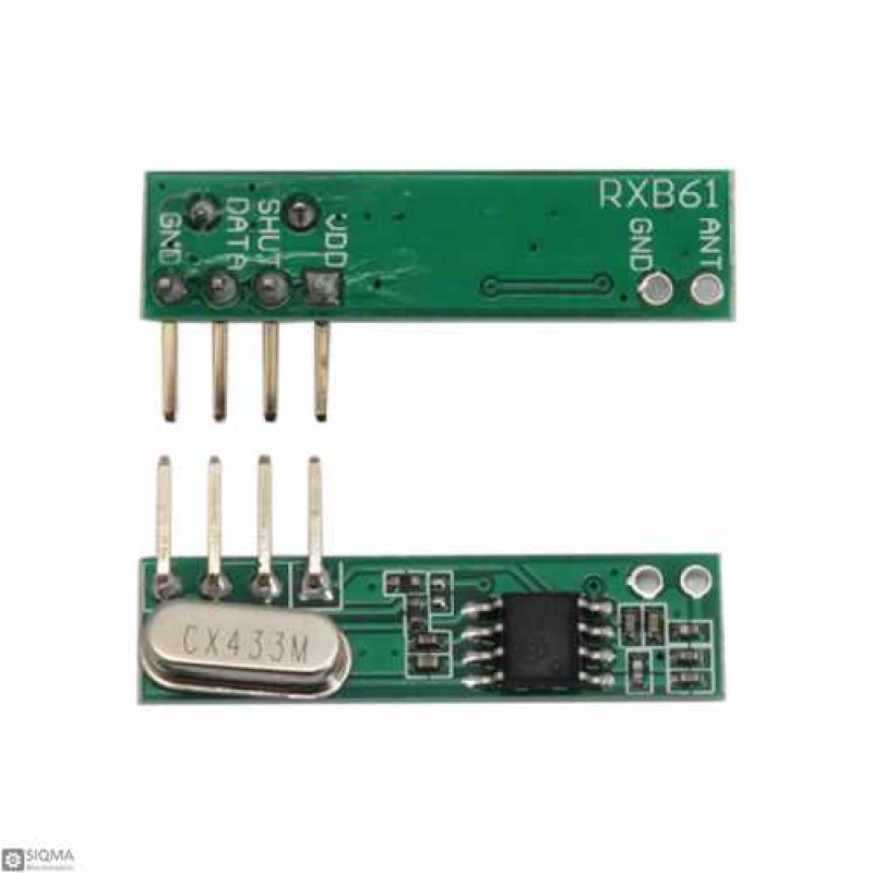 20 PCS RXB61 433MHz ASK Superheterodyne Wireless Receiver Module