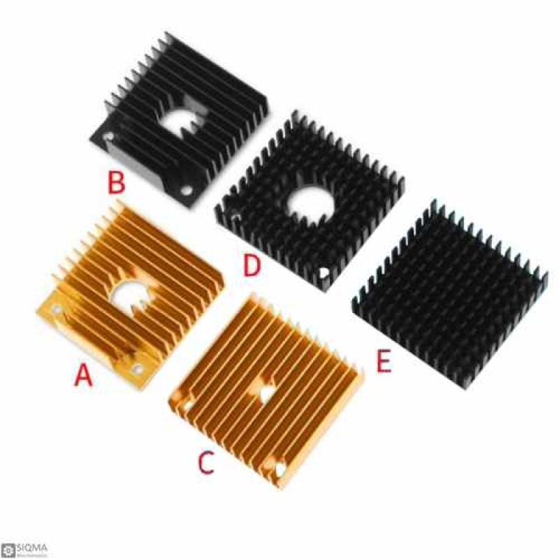 3 PCS 3D Printer MK7 MK8 Aluminum Extruder Heat Sink