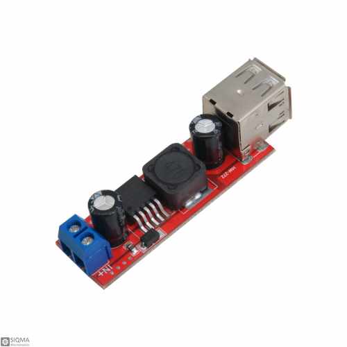 Dual USB Channel DC-DC Step Down Regulator Module [5V] [3A]