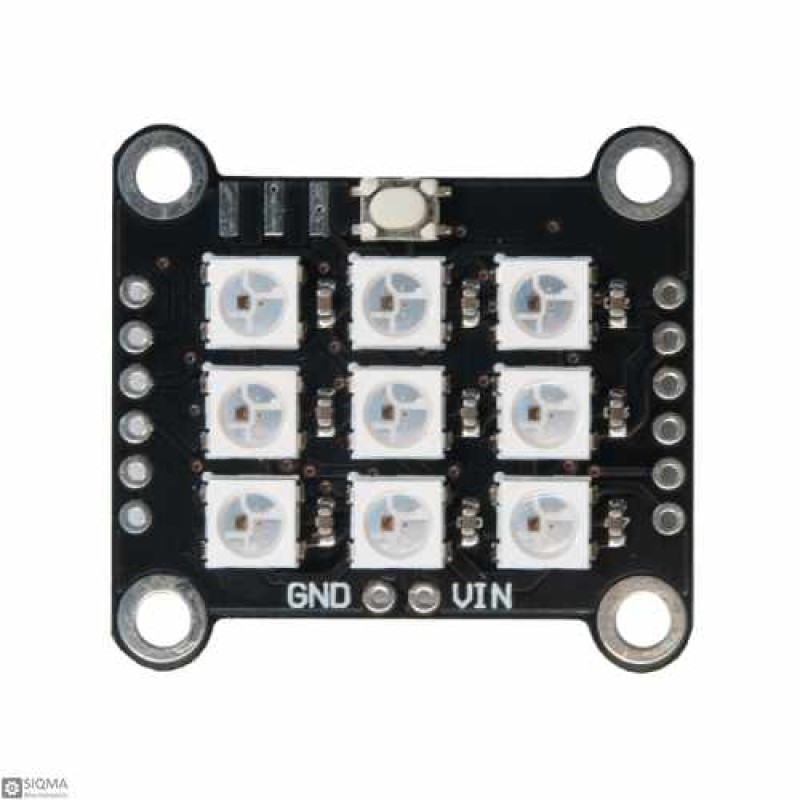 WS2812B Rectangular Full Color RGB LED Module [9 Bit]