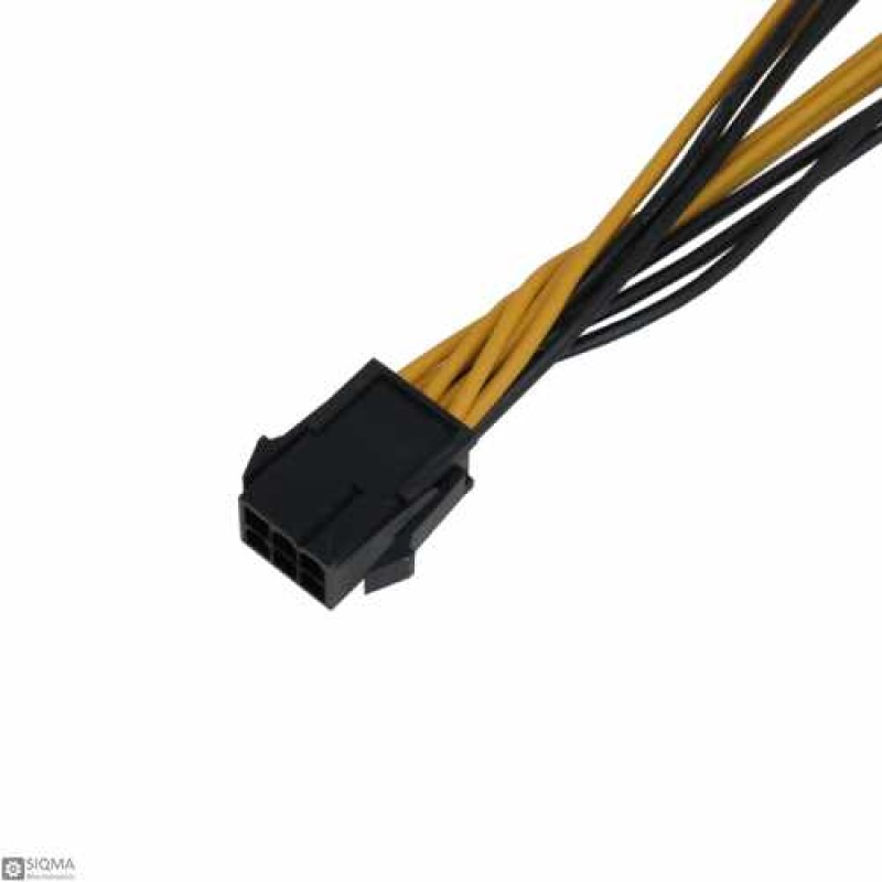 6-Pin to Double 8-Pin Graphics Card Power Supply Cable