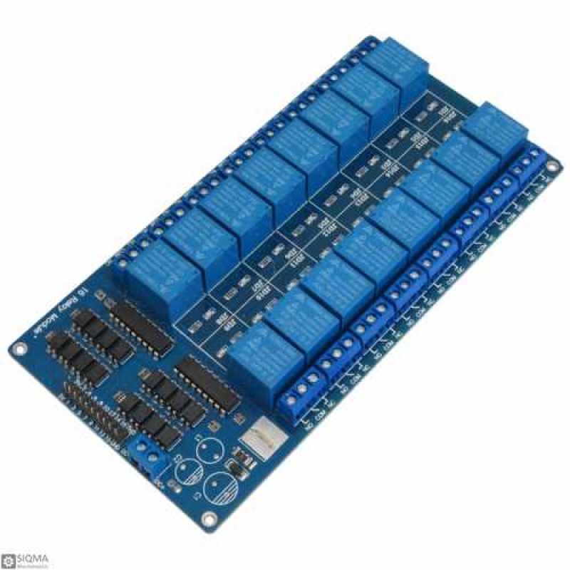 16 Channel Optocoupler Relay Module [12V] [10A]