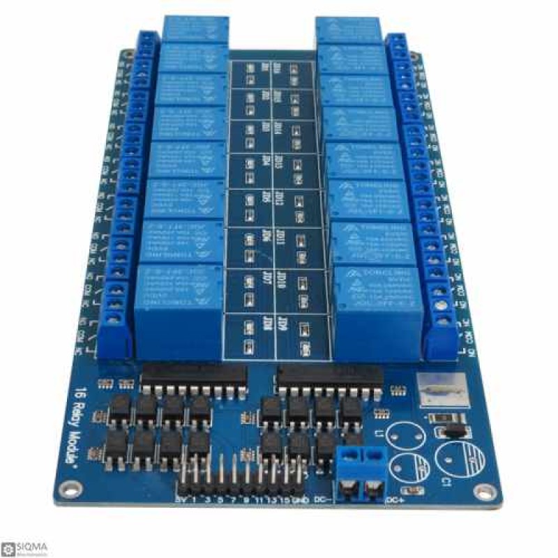 16 Channel Optocoupler Relay Module [12V] [10A]