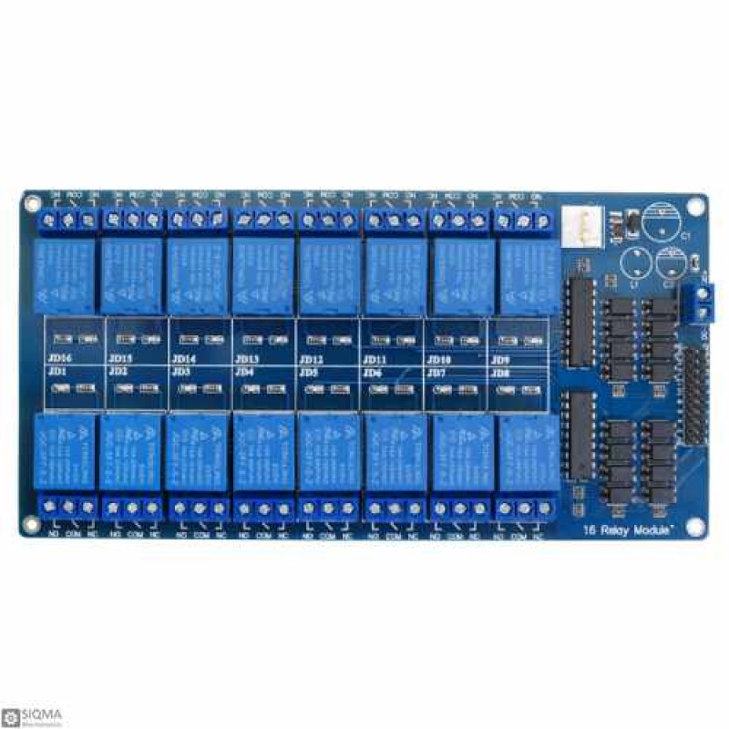 16 Channel Optocoupler Relay Module [12V] [10A]