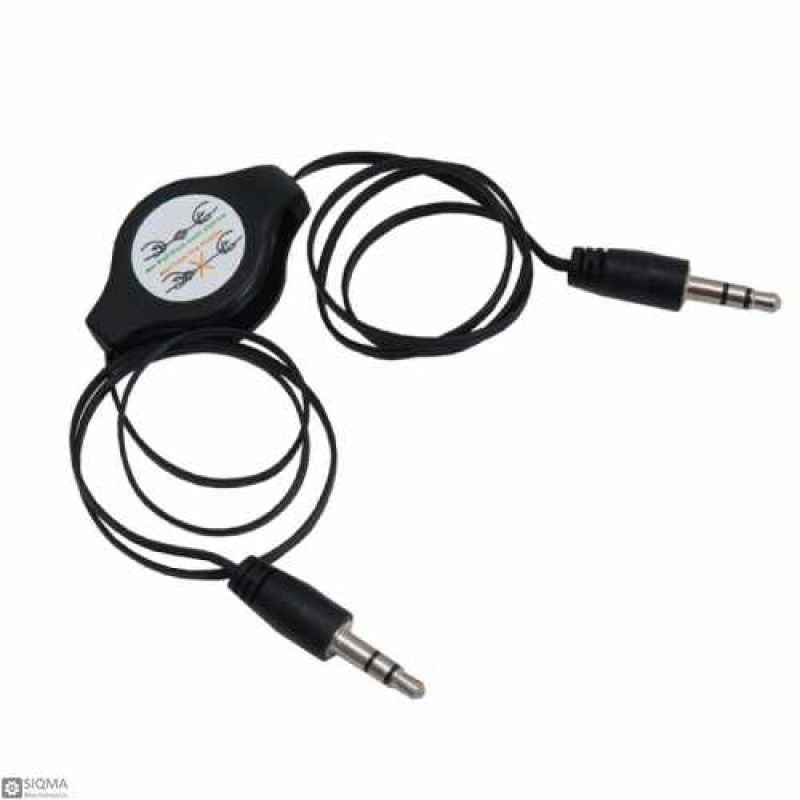 5 PCS Retractable Male to Male Aux Cable [3.5mm Plug]